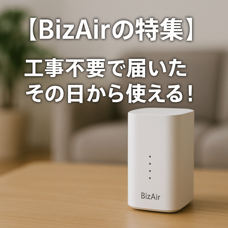 爆速5Gでゲームもできる！工事不要の置き型Wi-Fi【BizAir(ビズエアー)】が今おすすめの理由 - ゲームを考えてみよう。